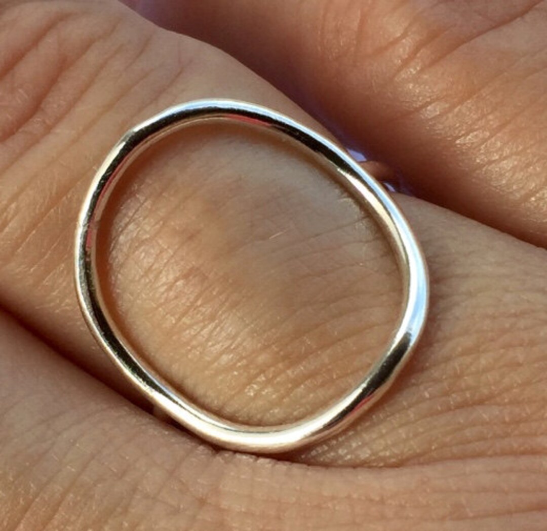 Circle Ring, Open Circle Ring, Silver Circle Ring - Etsy