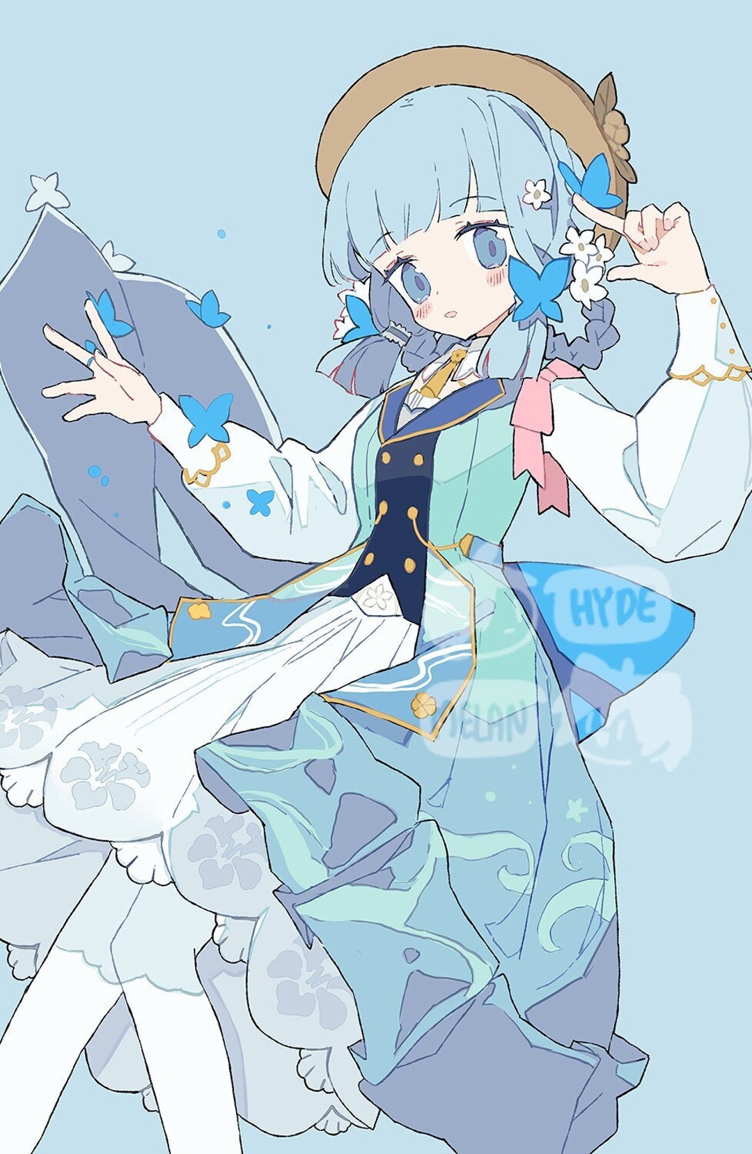 Ayaka springbloom Missive Genshin Impact 11x17 Poster Print - Etsy Norway