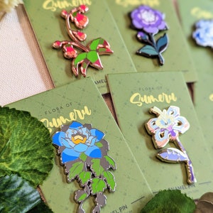 Flora of Sumeru (genshin Impact) Hard Enamel Pins - Etsy