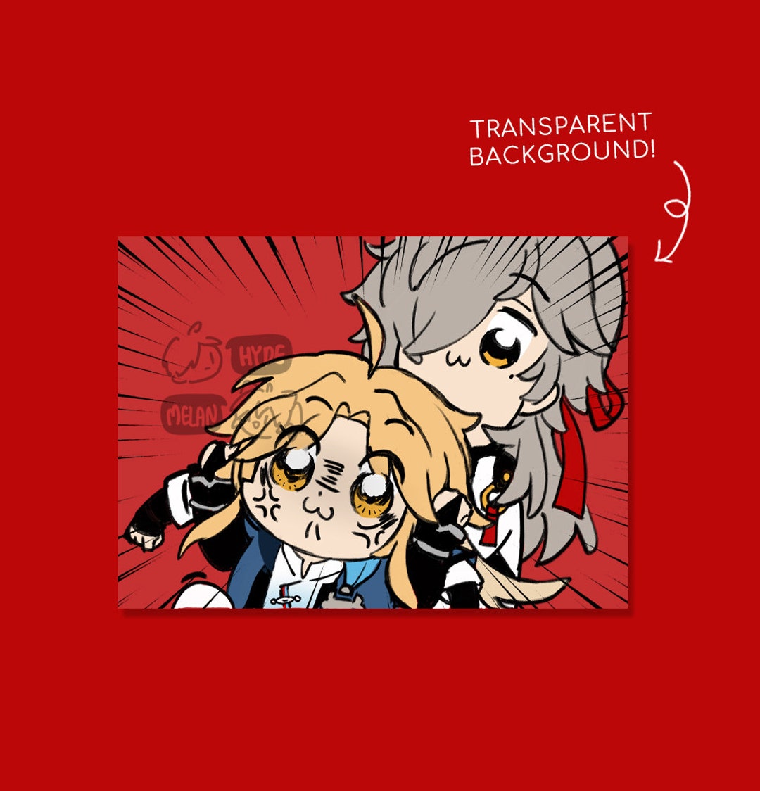 Jingyuan and Yanqing - "honkai Star Rail" Transparent Vinyl Sticker - Etsy