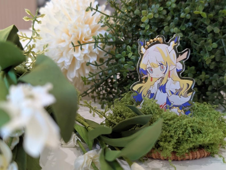 Sui Siblings (arknights) Acrylic Standee Keychains With Mini Beans - Etsy