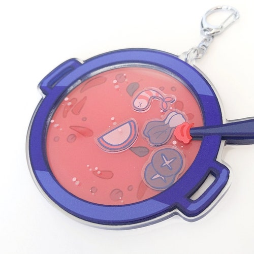 Retro Inspired Shaker Keychain | Etsy