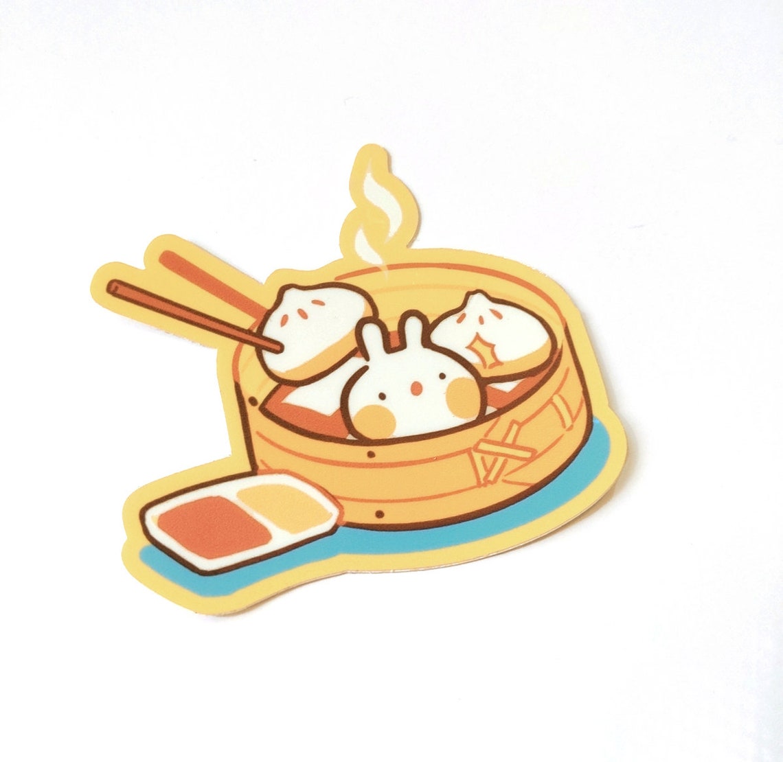 Steamed Bun High Quality Vinyl Sticker - Etsy