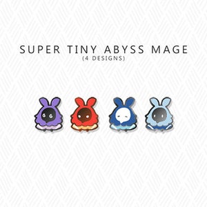 Genshin Party Chibi Abyss Mages - Hard Enamel Pins - Etsy