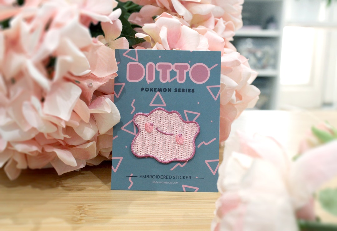 Ditto 2in Embroidered Sticker Patch - Etsy