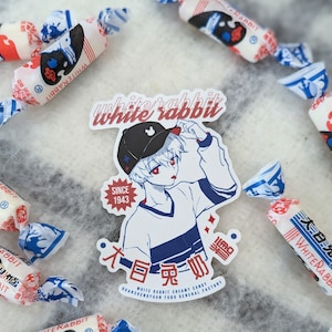 White Rabbit 4 Stickers Vinyl - Etsy