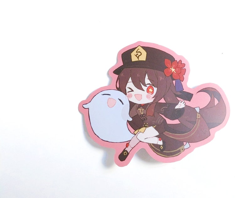 Hu Tao genshin Impact High Quality Vinyl Sticker - Etsy