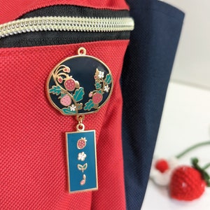 Furin Wind Chimes / Windchime (transparent) Large Hard Enamel Pin - Etsy
