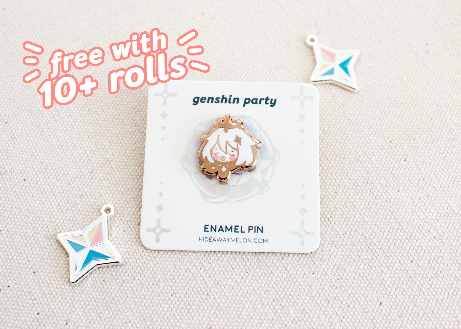 GACHA Genshin Party Chibis Hard Enamel Pins SET A - Etsy