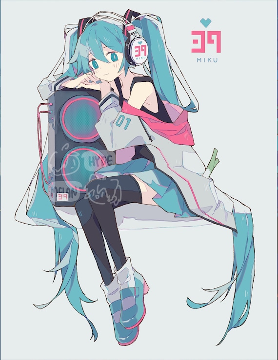 Miku Day 8.5x11 Poster Print | Etsy UK