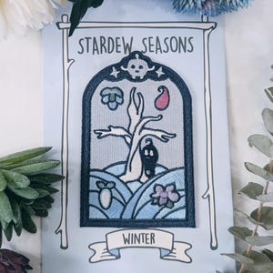 Stardew Valley Seasons (set of 4) - Embroidered Patch Set - Etsy