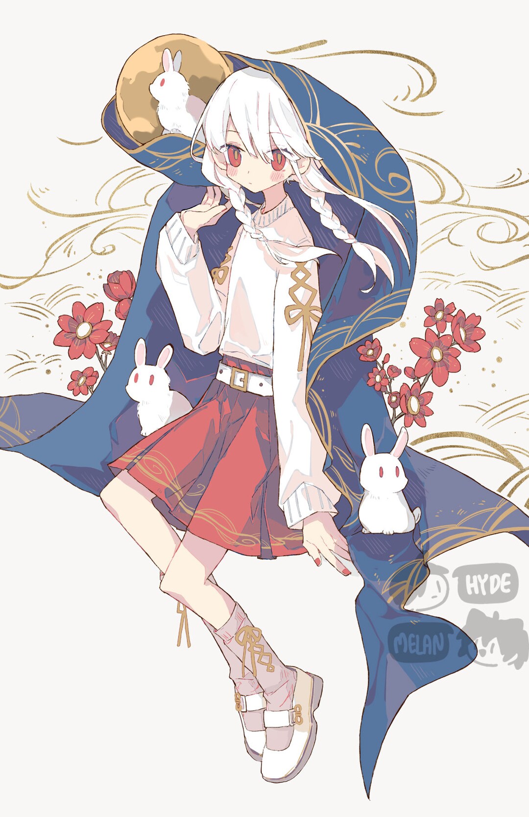 Lunar Rabbit (original) 11"x17" Poster Print - Etsy