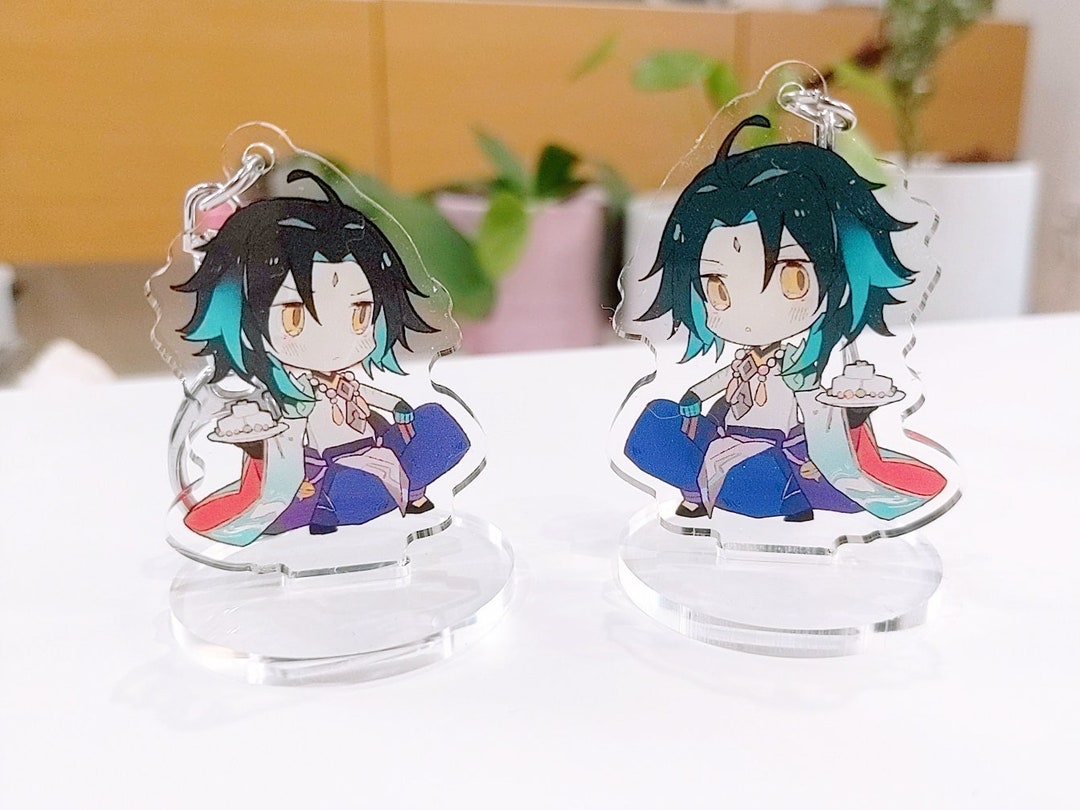 Xiao (genshin Impact) - Deluxe Double-sided Acrylic "standee" Charm ...