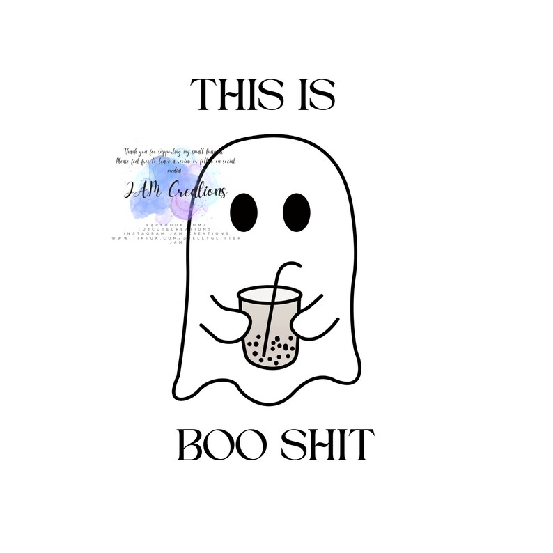 4 Ghost Images Back on My Boo Shit and Boo Sheet PNG for Sublimation - Etsy