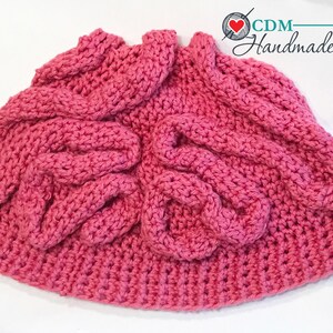 Brain Beanie Crochet Pattern - Etsy