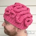 Brain Beanie Crochet Pattern - Etsy