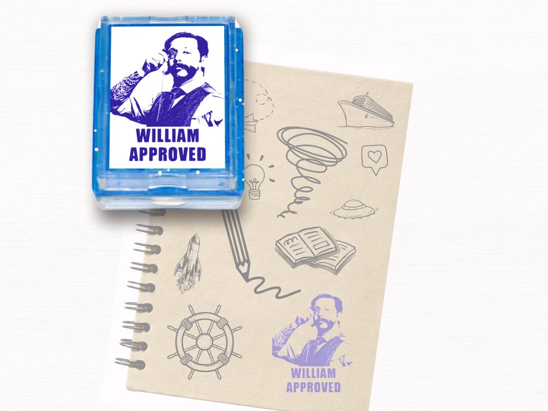 Personalized Rubber Stamp, Approved by You Design, Self-inking Approved ...