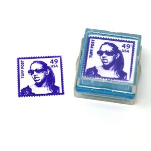 Personalized Rubber Stamp, Go Postal! Design, Self-inking Your Face ...