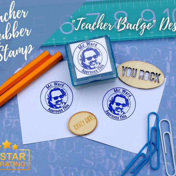 Teacher Rubber Stamp - Etsy