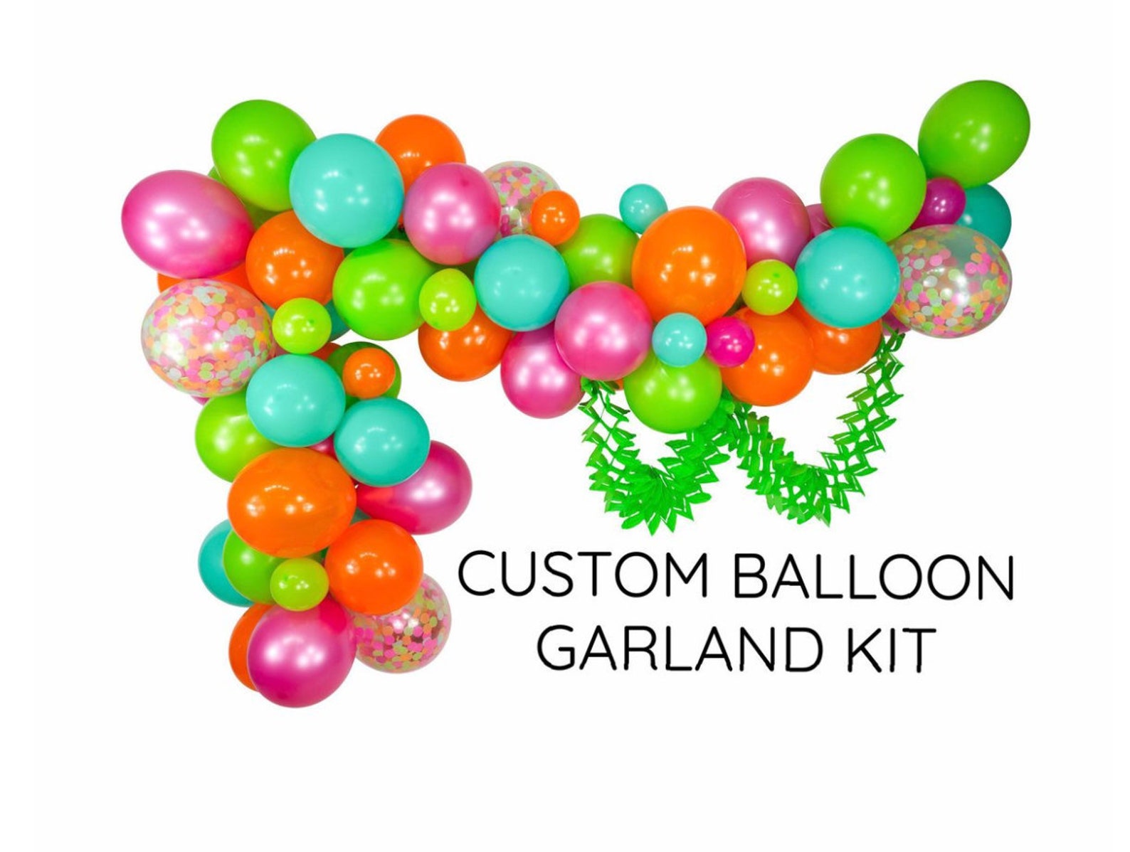 Upgrade Novelty Balloon Add-on Garland Kit Orbs Holographic - Etsy