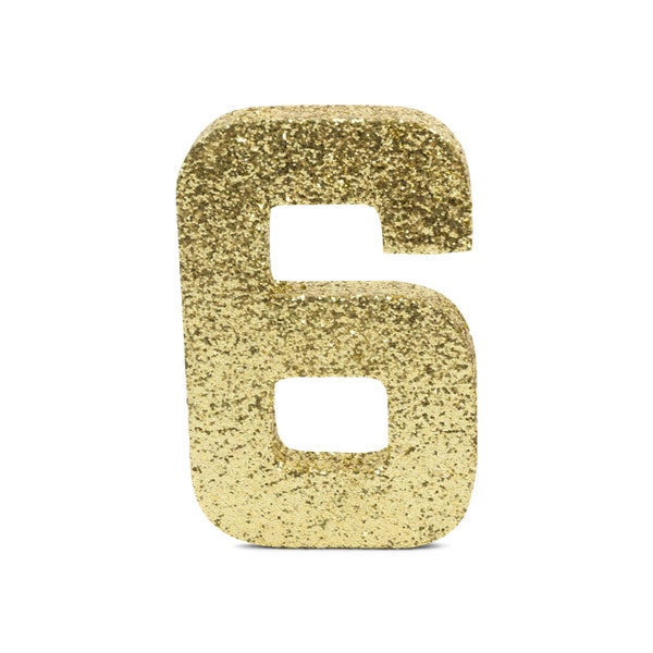 Glitter Table Number - Etsy