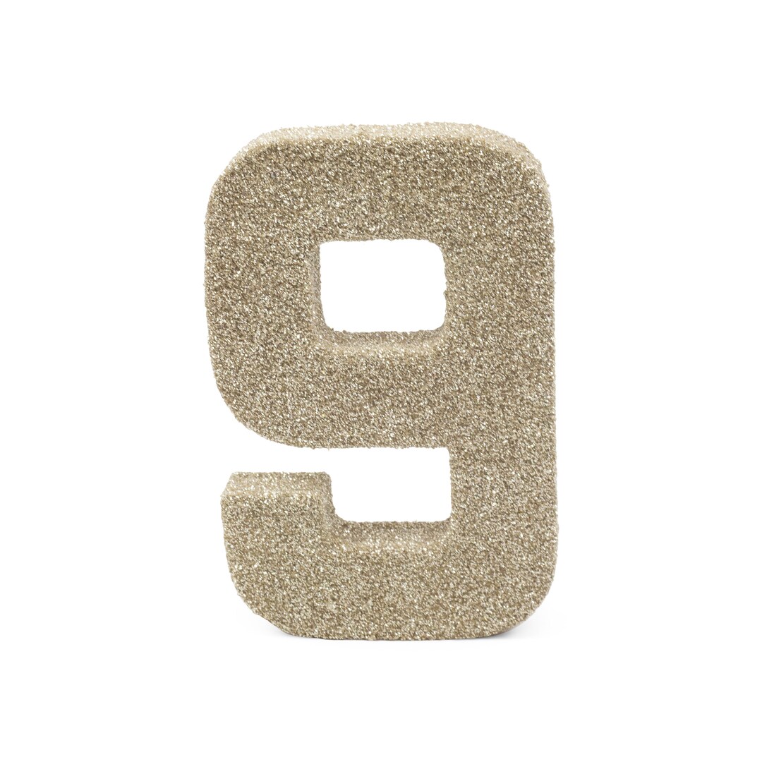 Giant Number 9 White Gold 8 9 Smash Cake Prop Table - Etsy