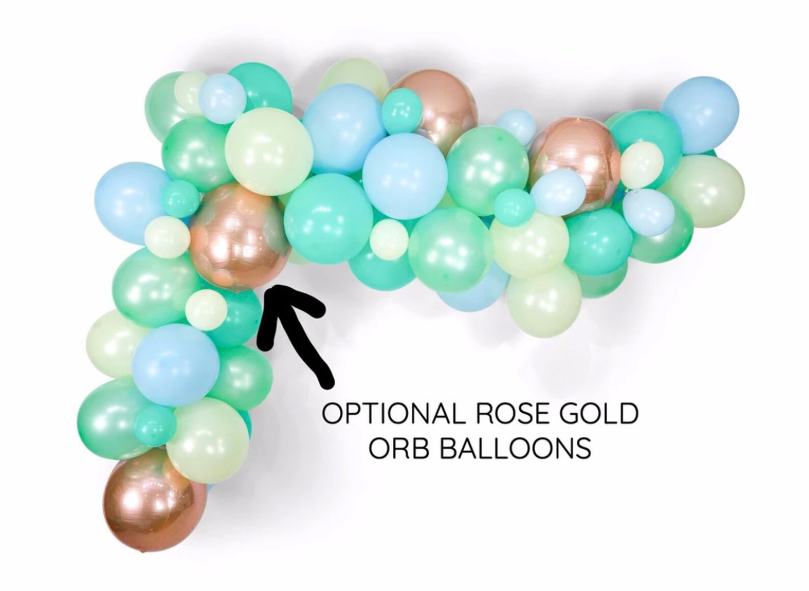 Upgrade Novelty Balloon Add-on Garland Kit Orbs Holographic | Etsy