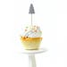 Pine Tree Toothpick Toppers Silver Toothpick Topper Cupcake Decoration ...