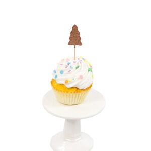 Pine Tree Toothpick Toppers Rose Gold Toothpick Topper | Etsy