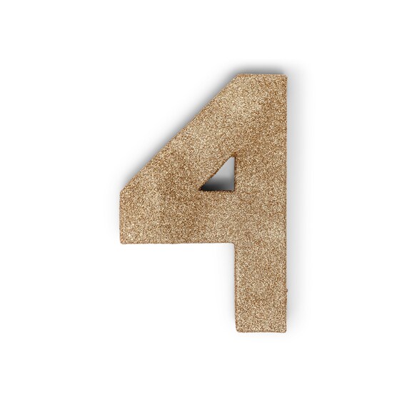 Giant Number 4 Rose Gold 8 4 Smash Cake Prop Table | Etsy