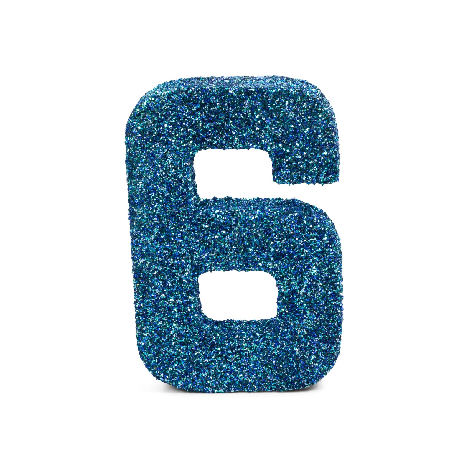 Giant Number 6 Coastal Sparkle 8 6 Smash Cake Prop | Etsy