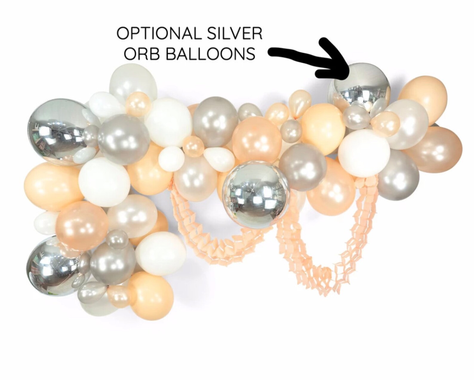 Upgrade Novelty Balloon Add-on Garland Kit Orbs Holographic - Etsy