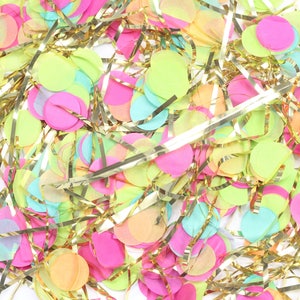 Confetti Pack Orange Blue Lime Green Hot Pink Biodegradable - Etsy