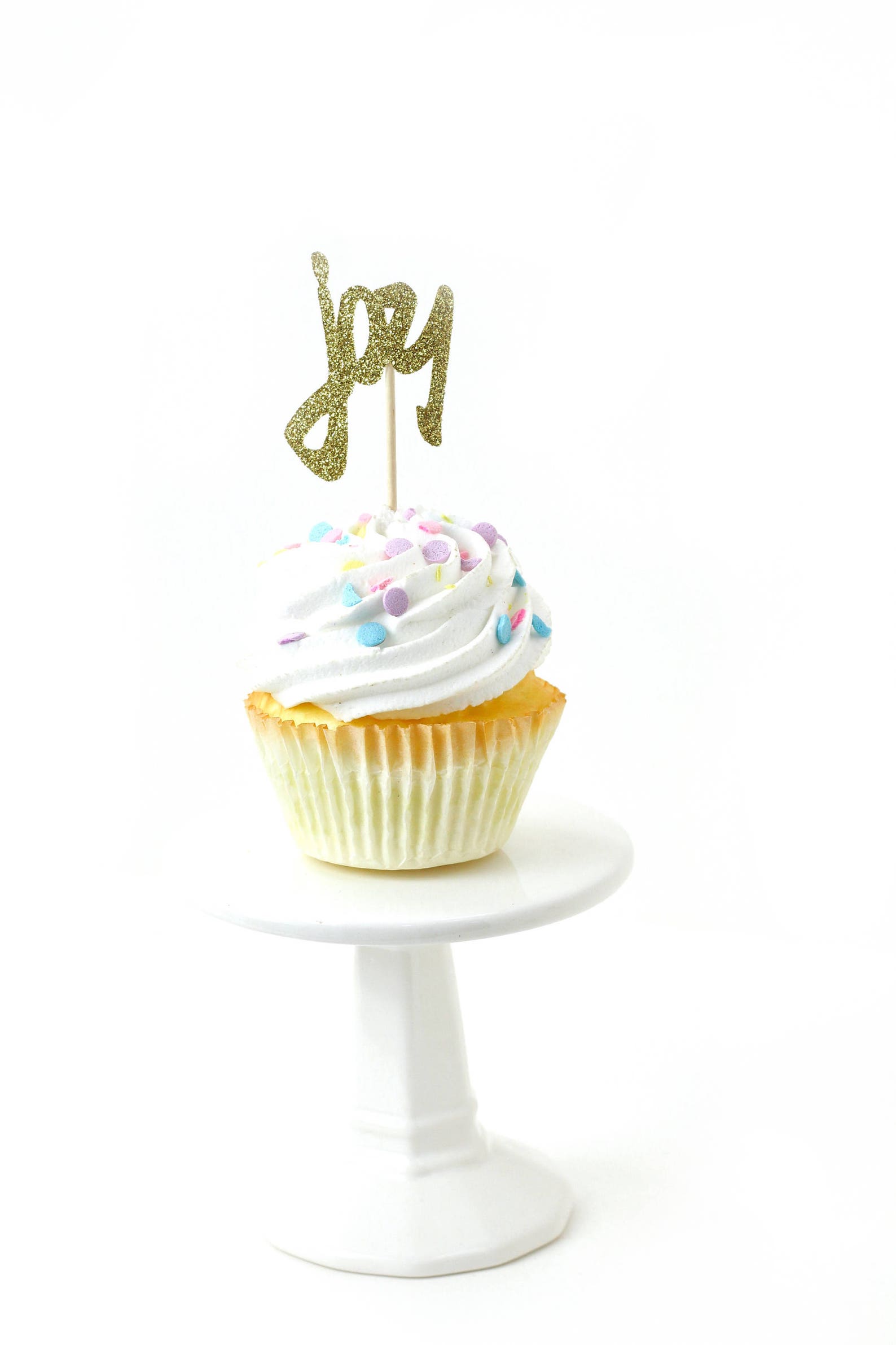 Holly/joy Toothpick Toppers Gold Toothpick Topper Cupcake - Etsy