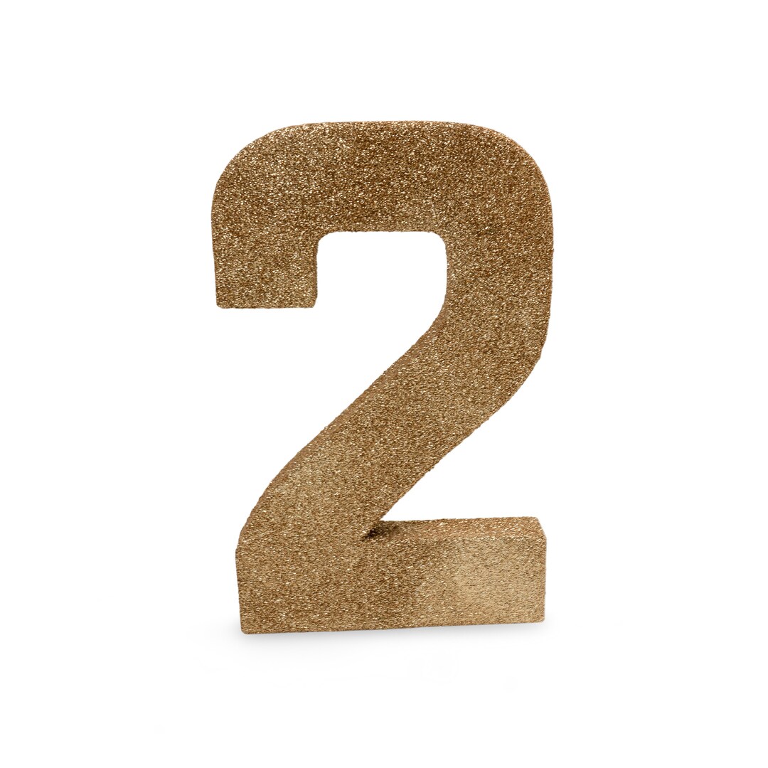 Giant Number 2 Rose Gold 8 2 Smash Cake Prop Table - Etsy