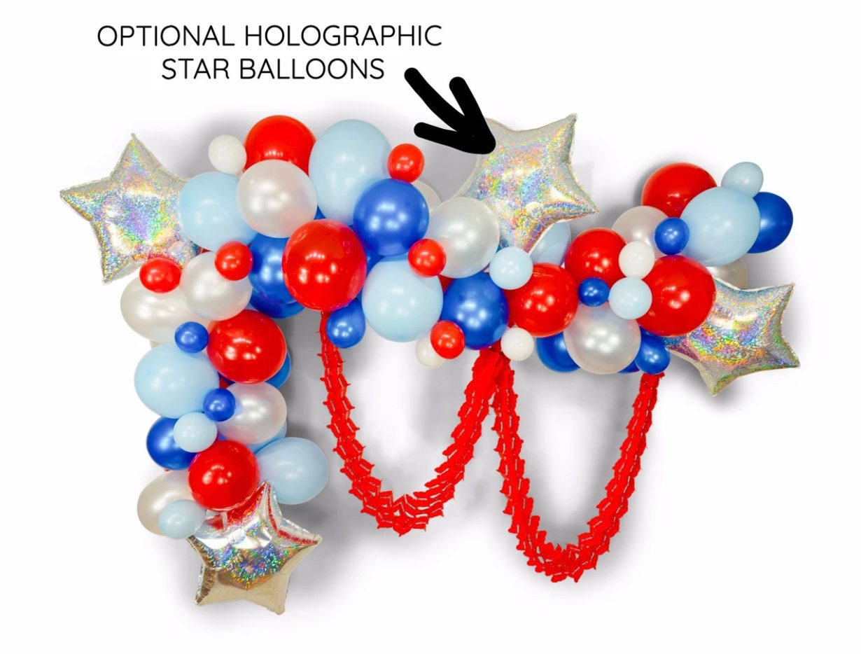 Upgrade Novelty Balloon Add-on Garland Kit Orbs Holographic | Etsy