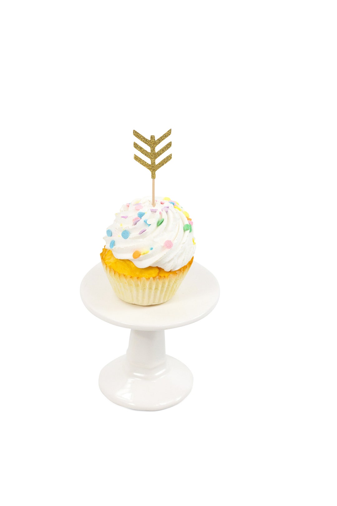 Arrow Toothpick Toppers Gold Toothpick Topper Cupcake Decoration ...