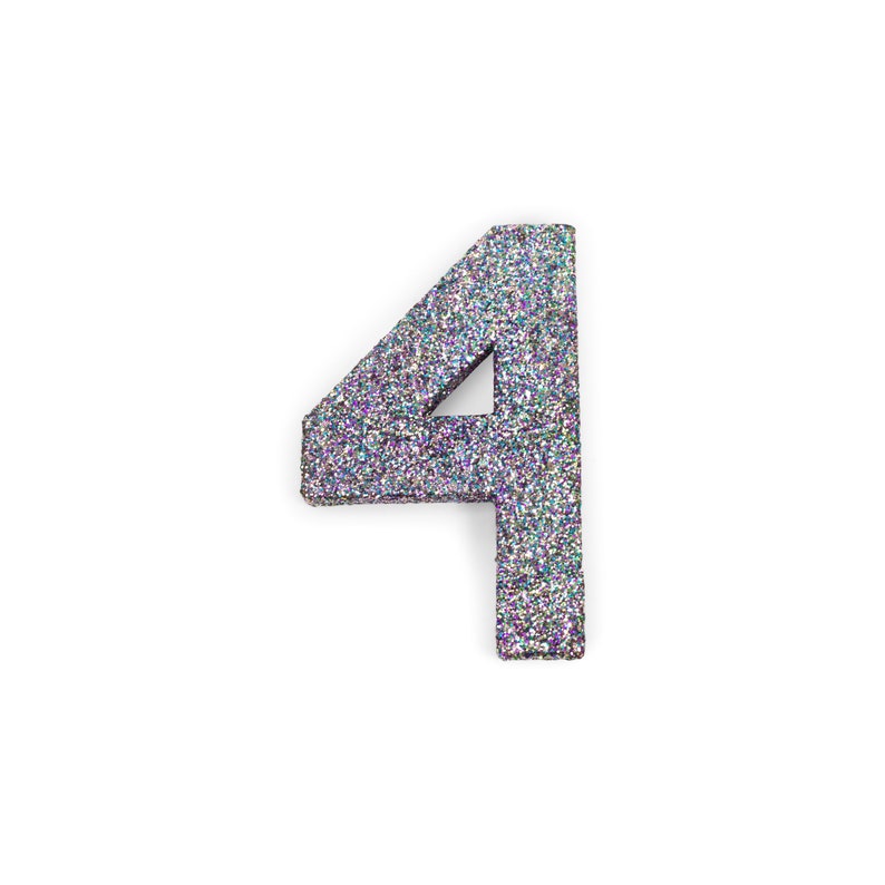 Giant Number 4 Mermaid Sparkle 8 4 Smash Cake Prop | Etsy