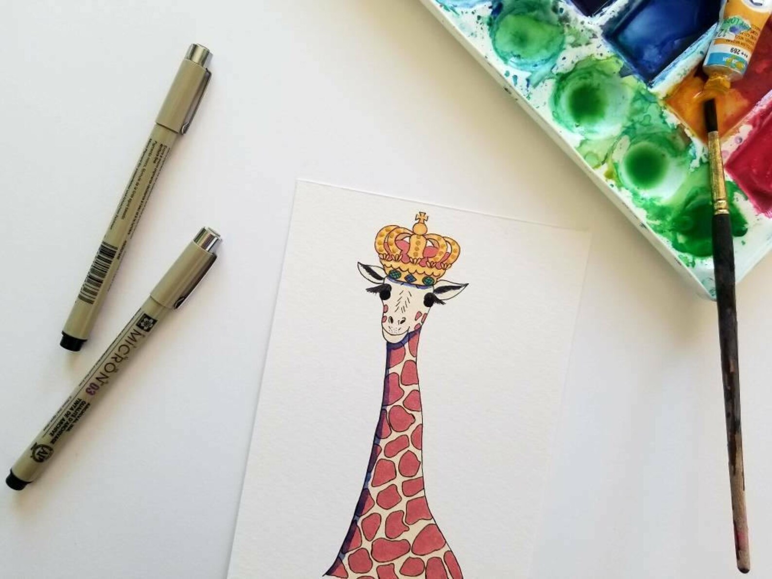 Royal Giraffe Print Giraffe King Birthday Crown Boy - Etsy Hong Kong