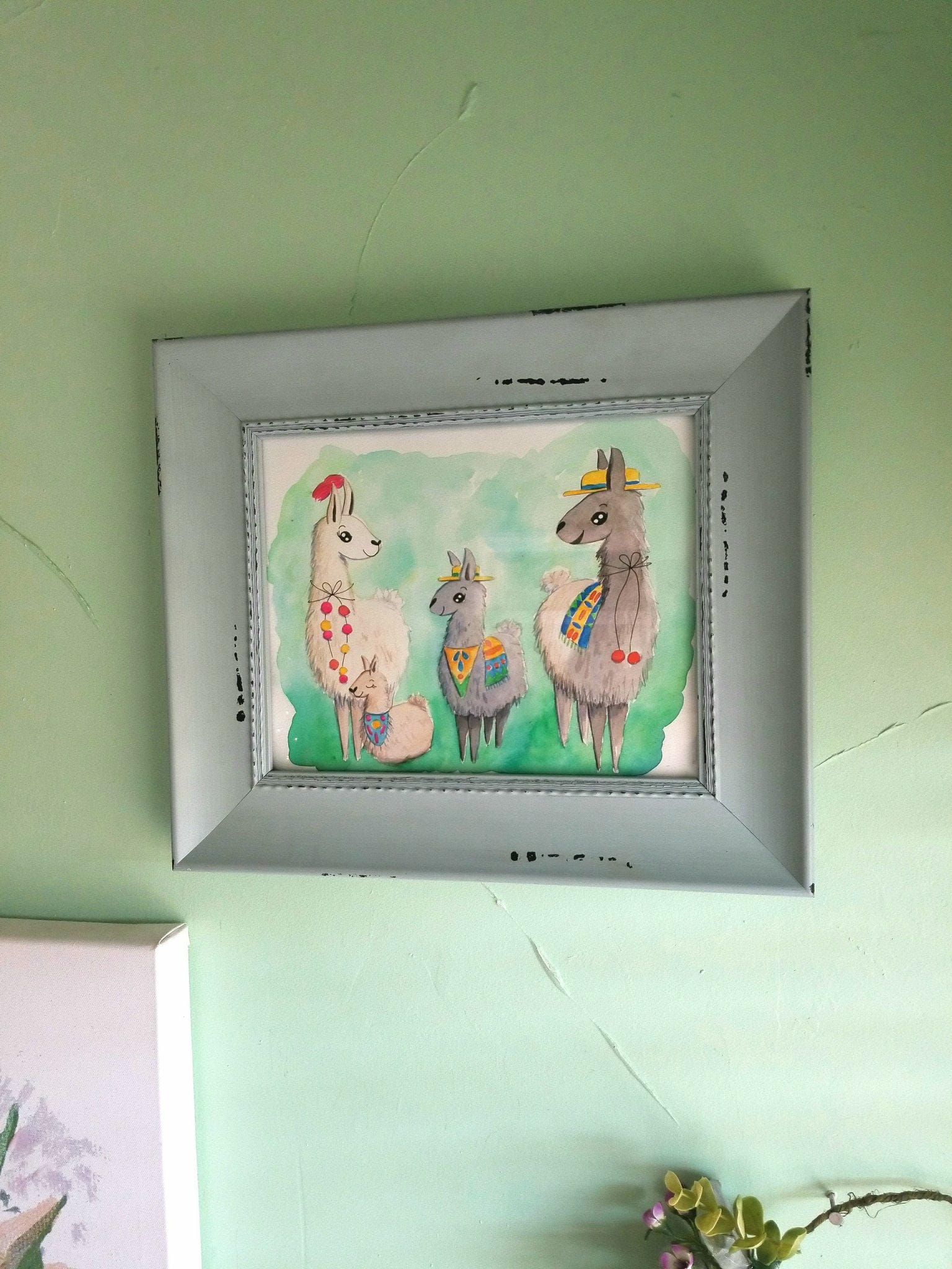 Llama Decorating Llama Wall Decors Alpaca Decoration Home Decor - Etsy