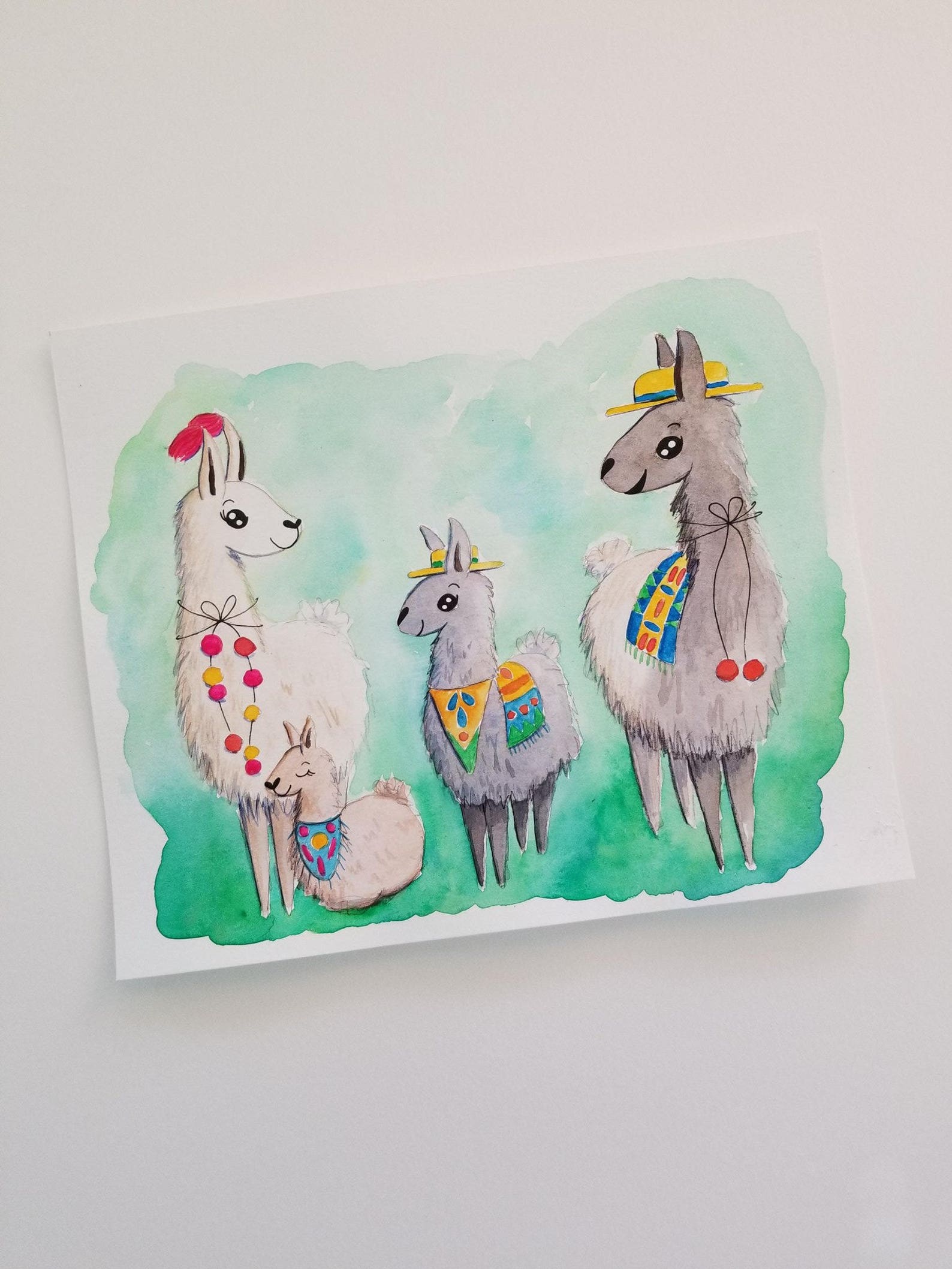 Llama Decorating Llama Wall Decors Alpaca Decoration Home Decor - Etsy