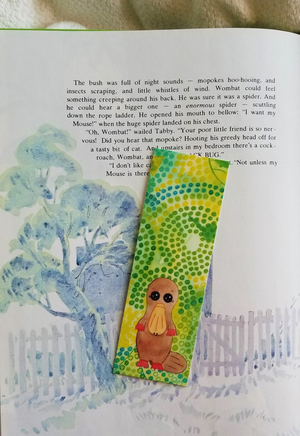 Platypus Bookmark Colorful Australian Book Mark Aboriginal - Etsy Sweden