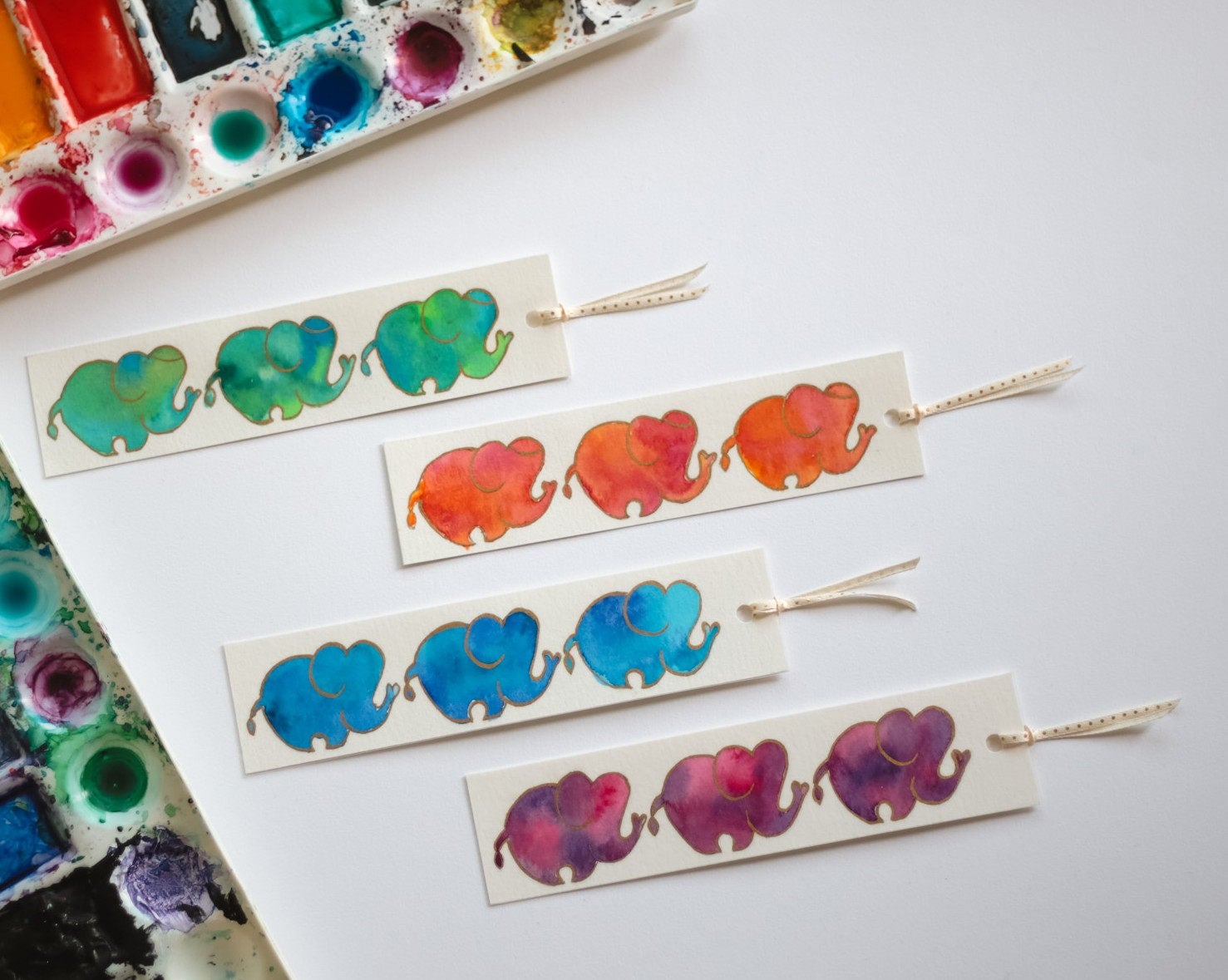 Elephant Bookmark Bibliophile Page Marker Cute Bookmark Designs ...