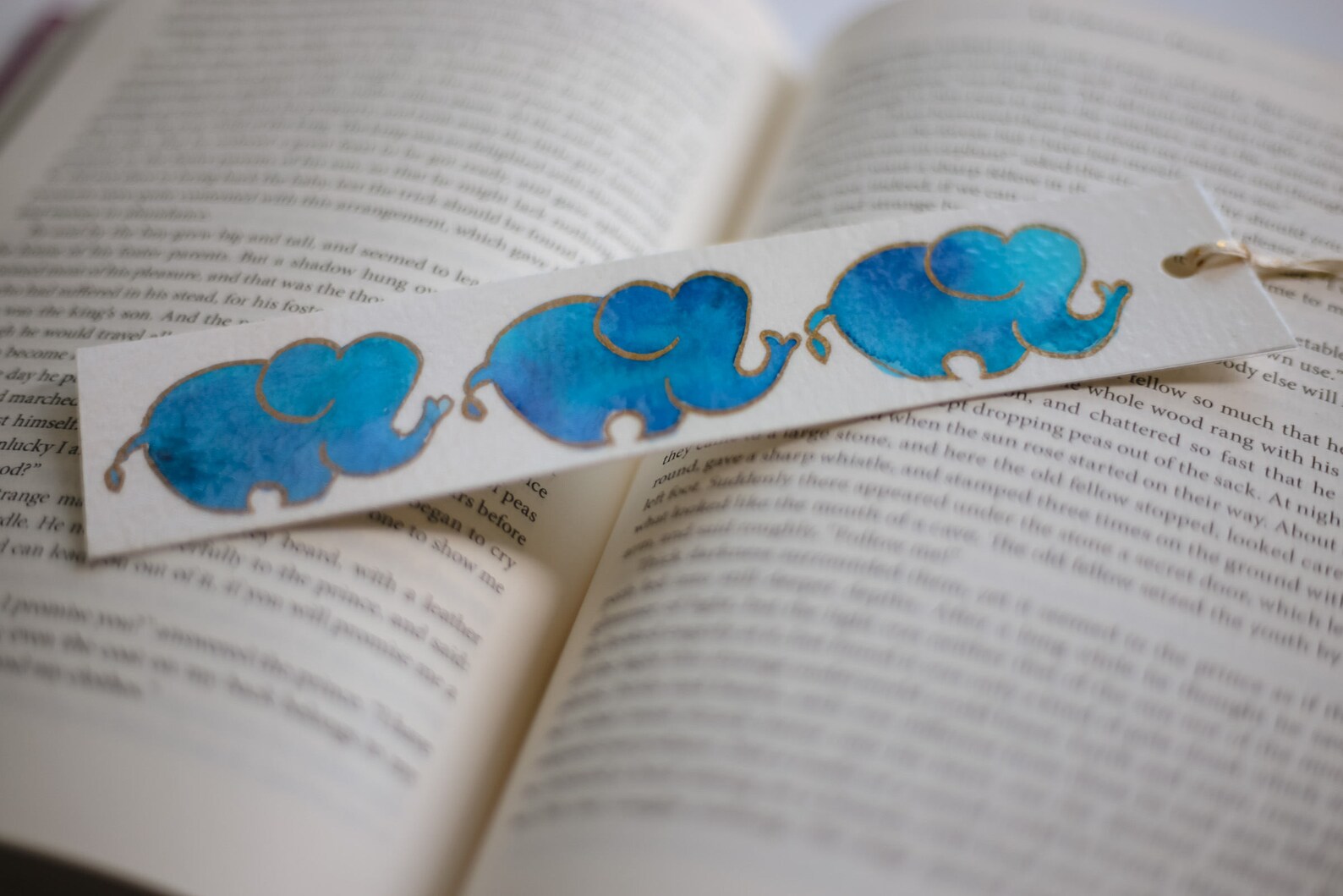 Elephant Bookmark Bibliophile Page Marker Cute Bookmark Designs ...