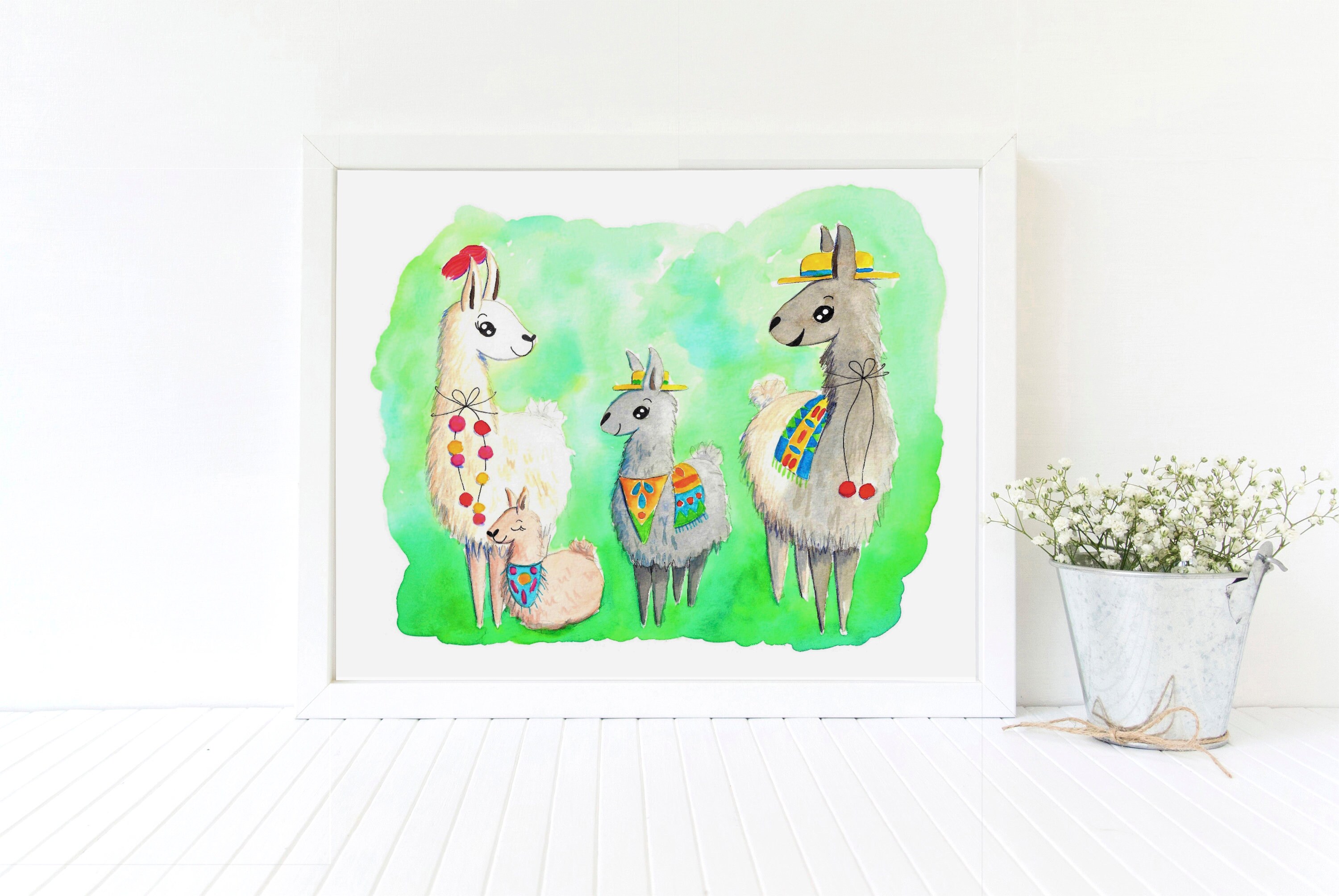 Llama Decorating Llama Wall Decors Alpaca Decoration Home Decor - Etsy