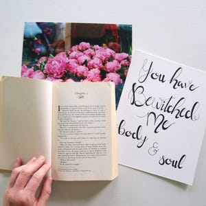 You Have Bewitched Jane Austen Book Gifts Jane Austen Wall Art Mr Darcy ...