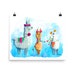Llama Poster, Alpaca Wall Art, Mama Llama, Cute Kids Room Decor - Etsy