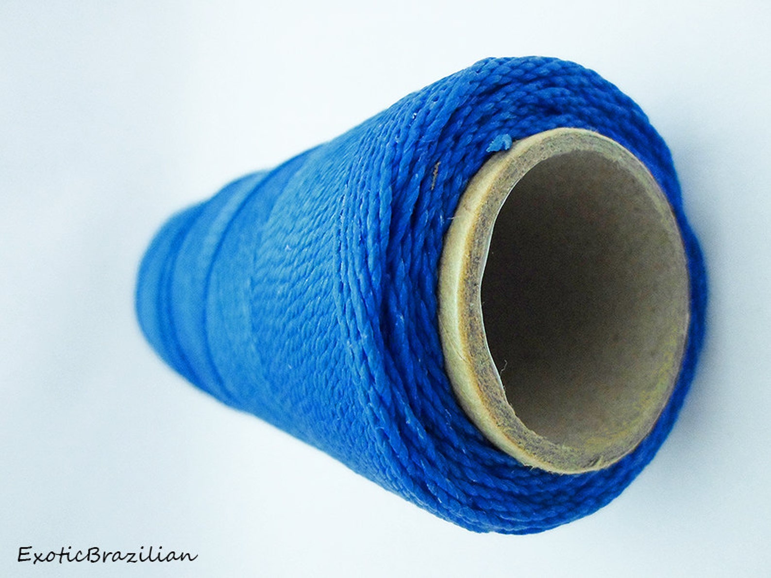 Blue Thread 1 Spool Light Royal Blue Waxed Thread Linhasita - Etsy