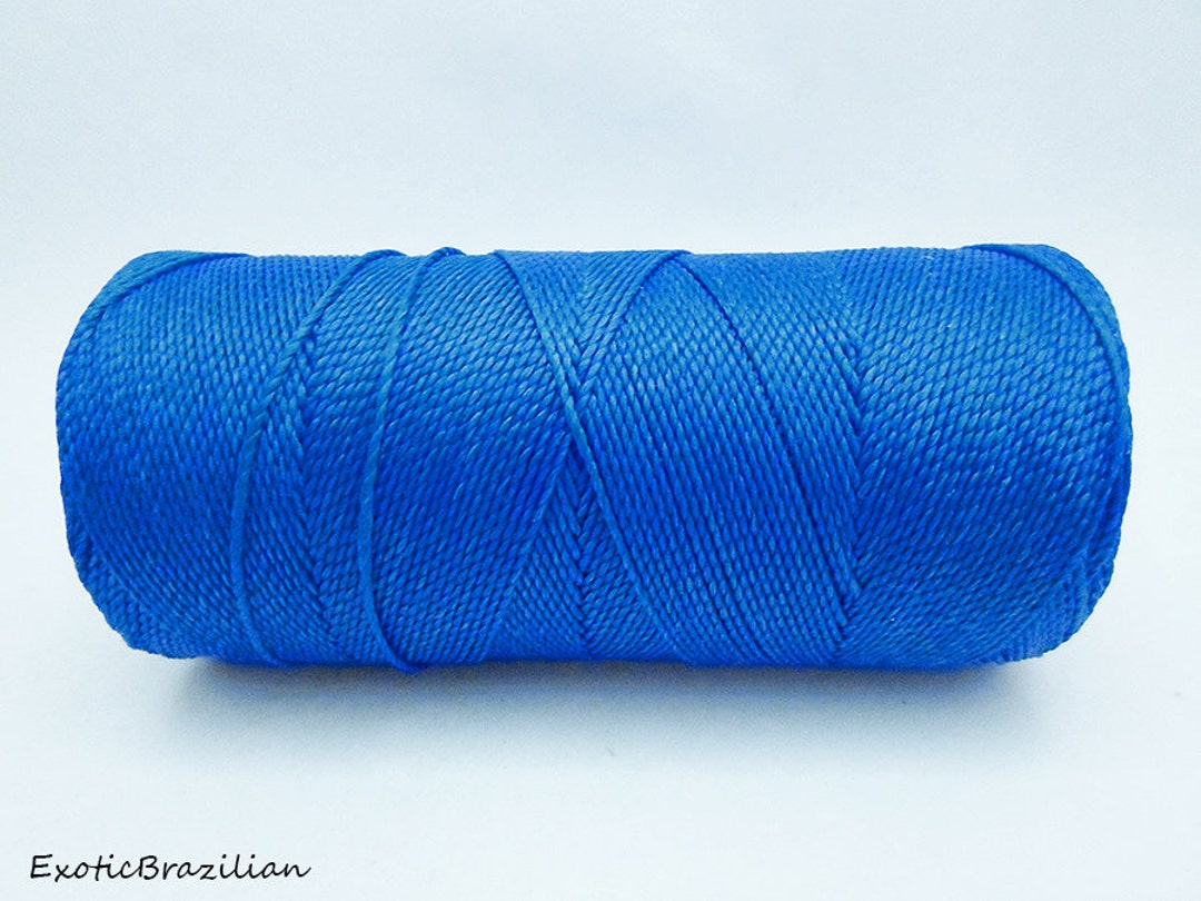 Blue Thread 1 Spool Light Royal Blue Waxed Thread Linhasita - Etsy