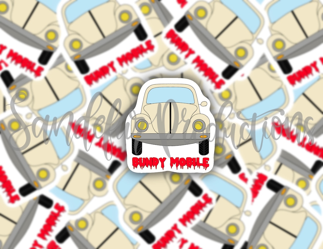 Bundy Mobile Waterproof Sticker - Ted Bundy - Etsy